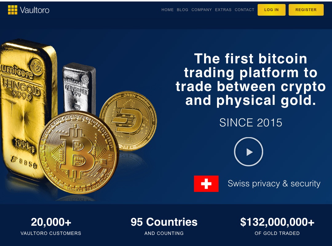 Vaultoro Bitcoin ₿ Coinpages - Mit Bitcoin bezahlen