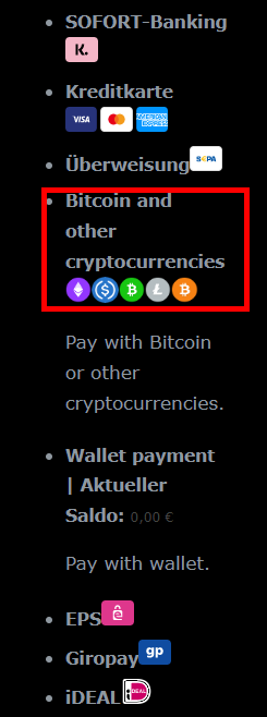 TopMods Shop akzeptiert Bitcoin