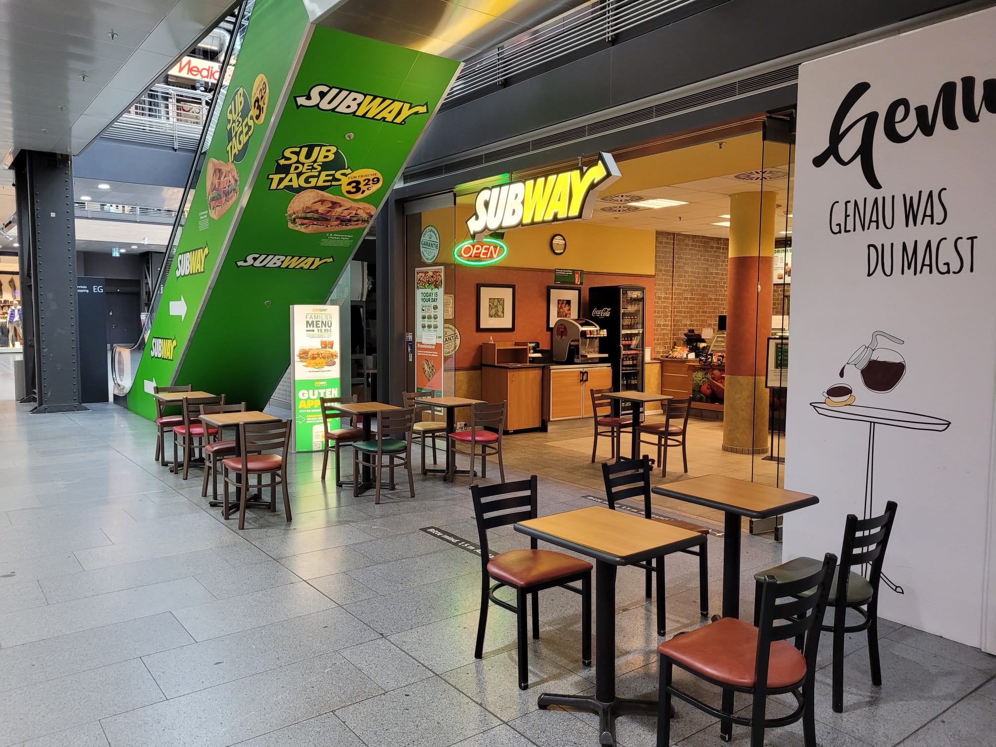 Subway – Hallen am Borsigturm akzeptiert Bitcoin Lightning